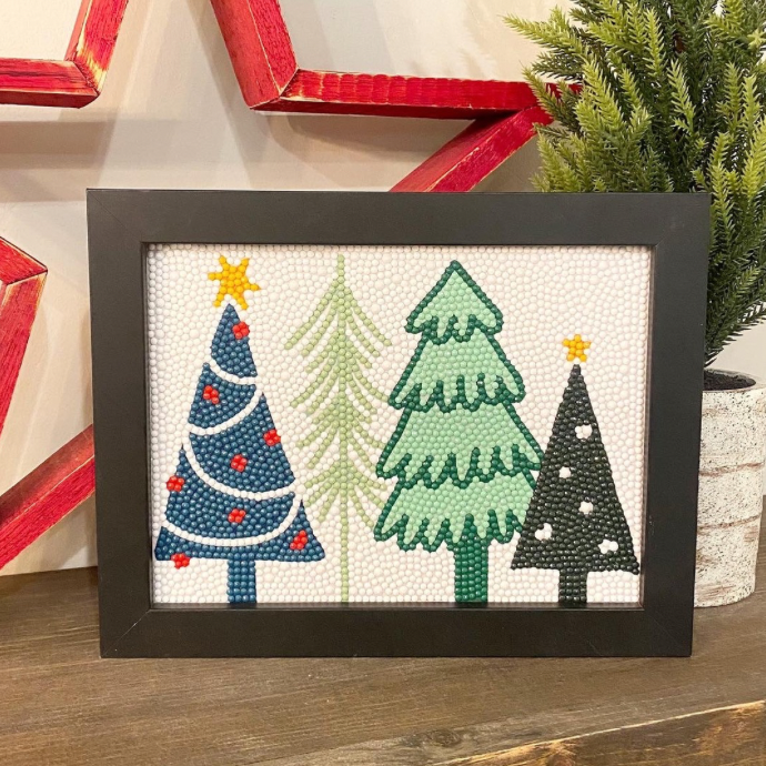 Christmas Trees Diamond Painting Kit – Addison Lane Designs